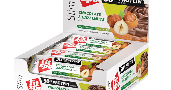 FITSPO Slim Protein Bar 12 x 50 г | Отлична цена