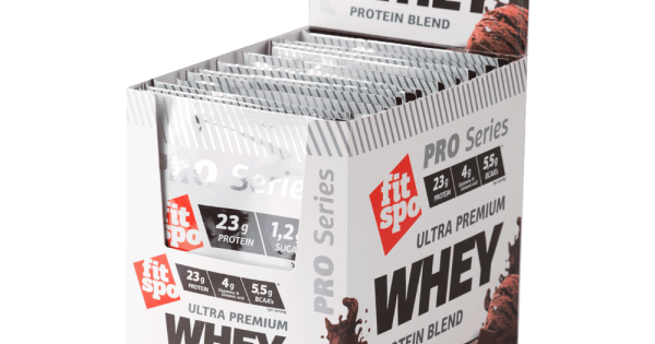 FITSPO Ultra Premium Whey Protein Blend 12 x 34 г | Страхотна цена
